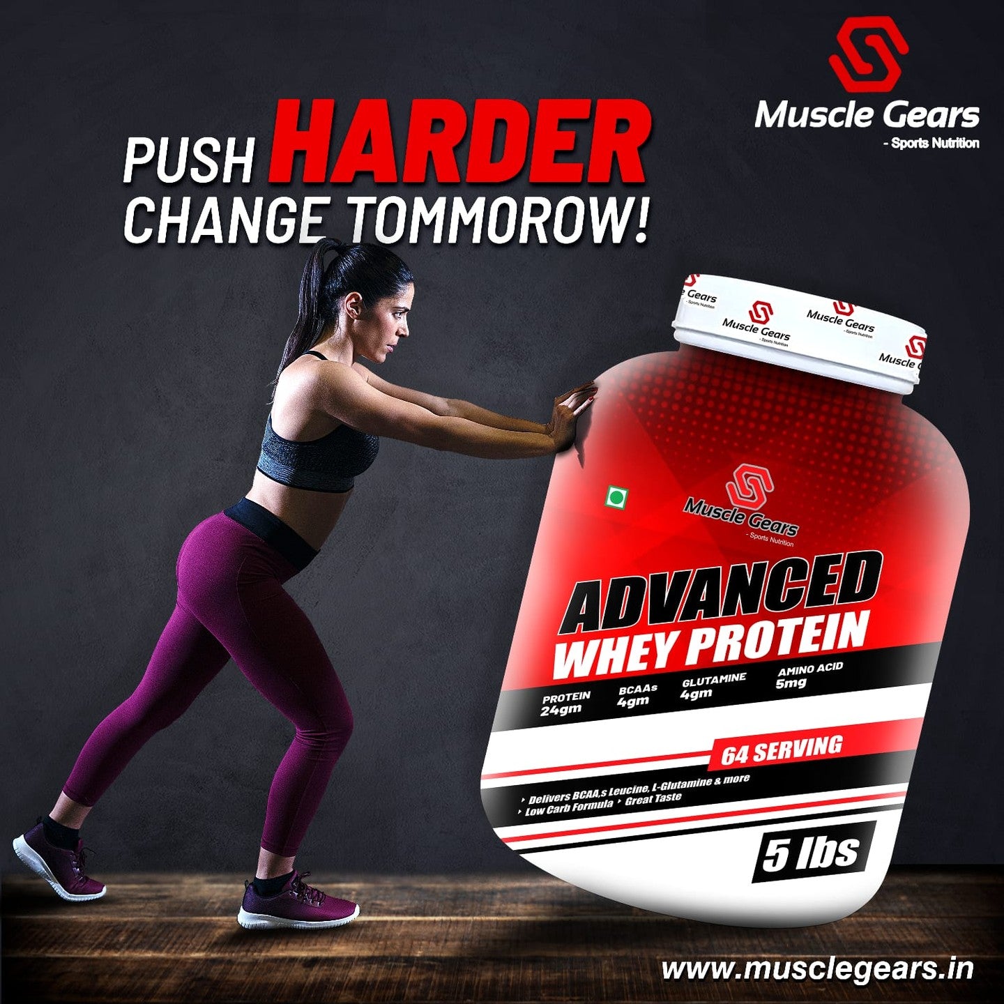 Muscle Gears Advanced Whey Protein: The Key to Building Muscle and Str ...