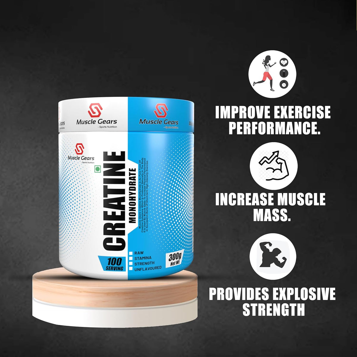 Creatine Monohydrate Powder | Strength, Power, Endurance & Muscle Reco ...